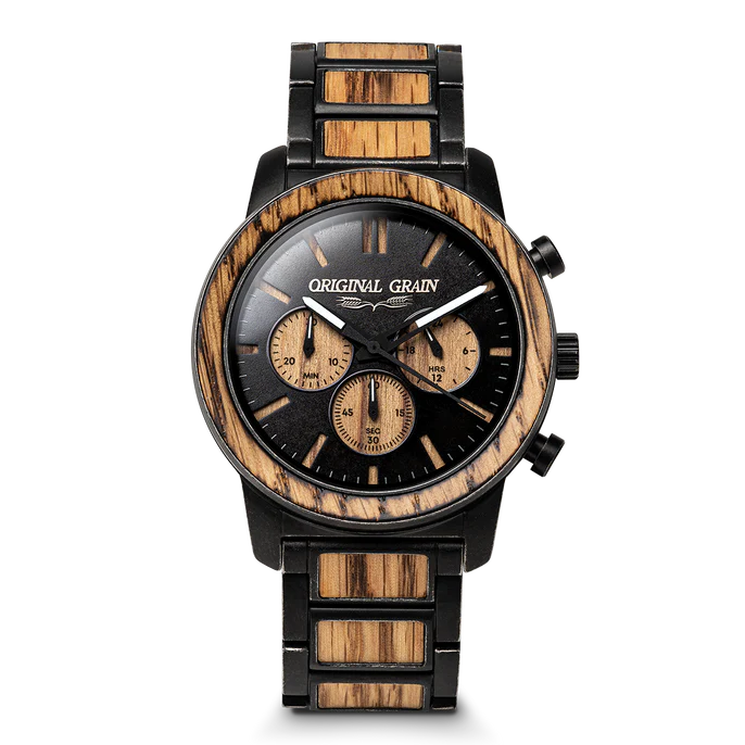 Barrel Chronograph 42mm - Brewmaster Black – ORIGINAL GRAIN JAPAN｜オリジナルグレイン